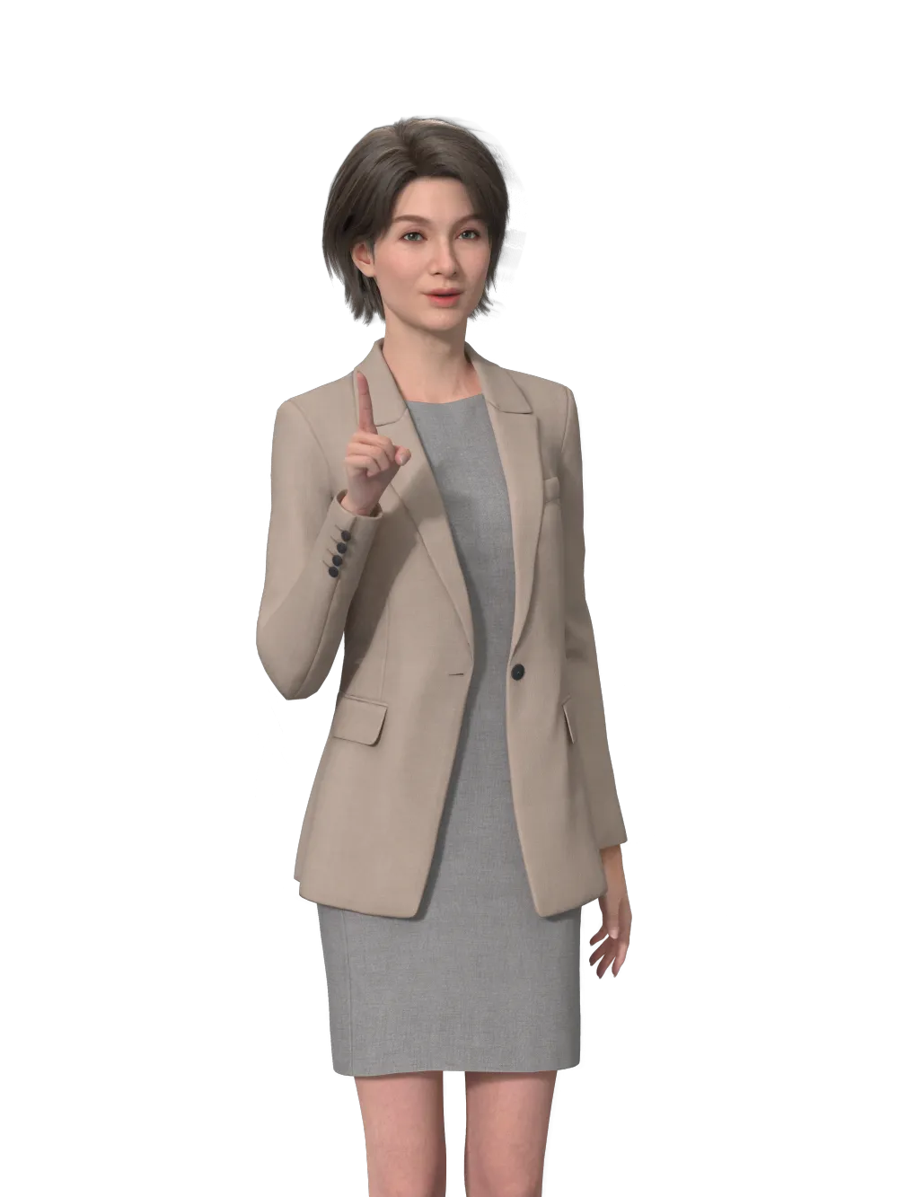 商业服务3d数字人, AI数字人-Lydia Berkeley