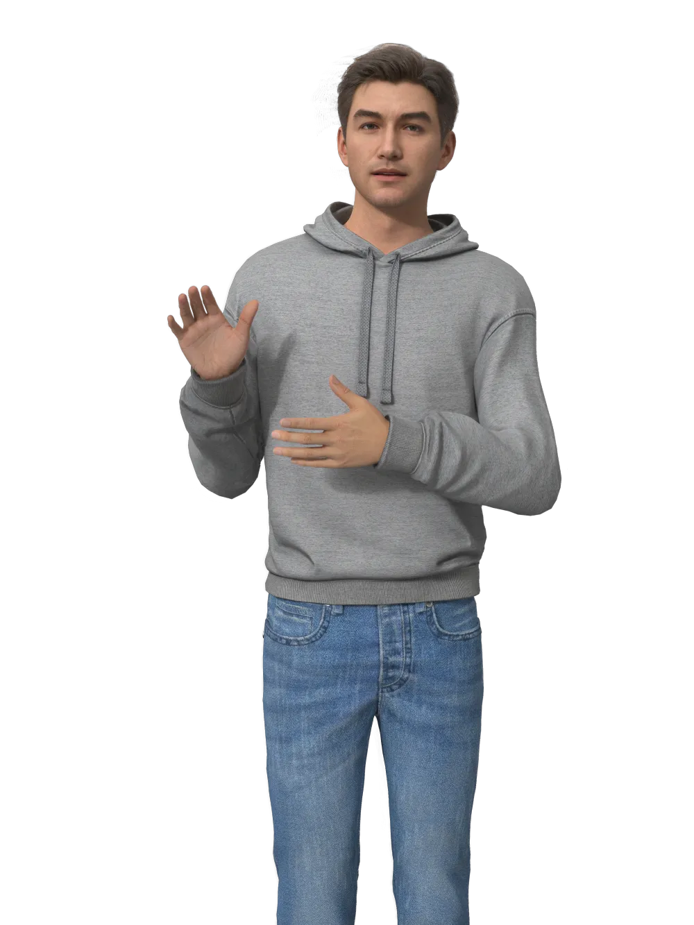 本地生活3d数字人, AI数字人-Kerwin Nick